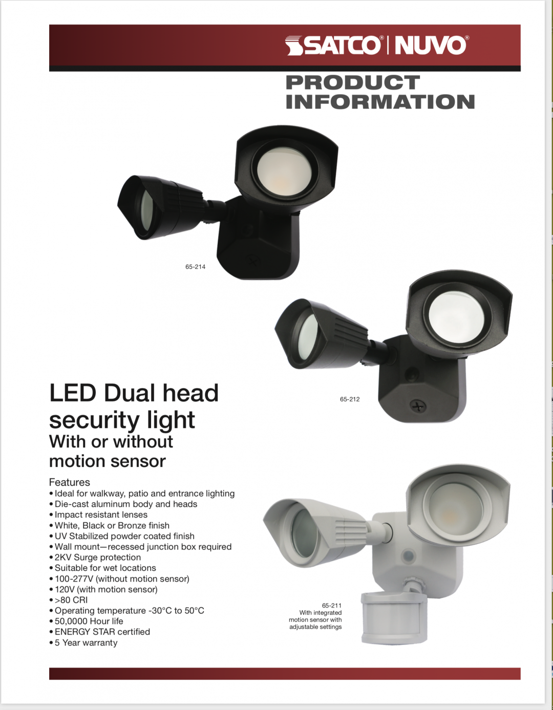 SATCO Introduces New Outdoor LED Commercial Lights - Estrin Zirkman Sales